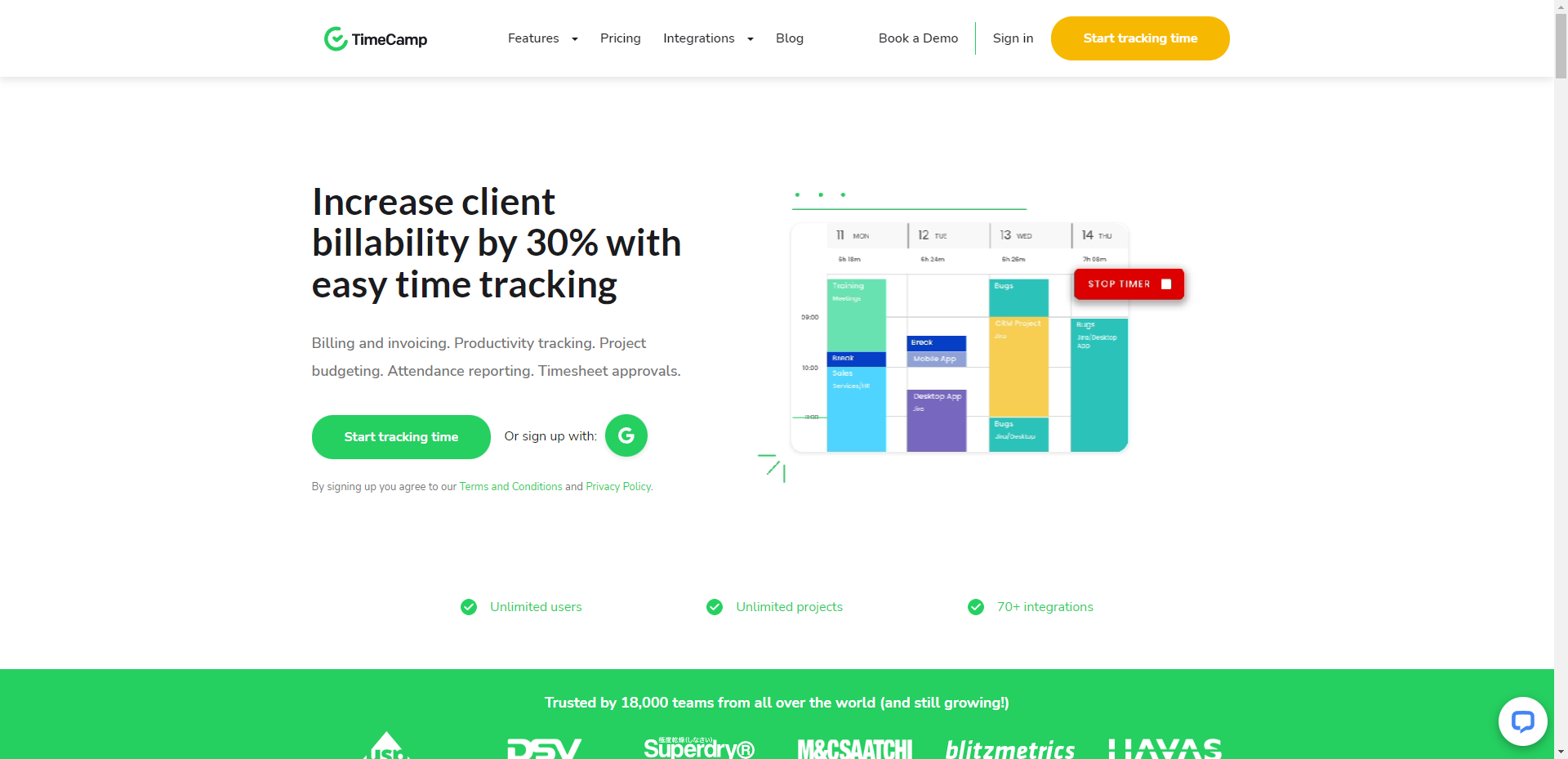 Top 17 Time Tracking Tools in 2023: Features, Pricing, and Comparison